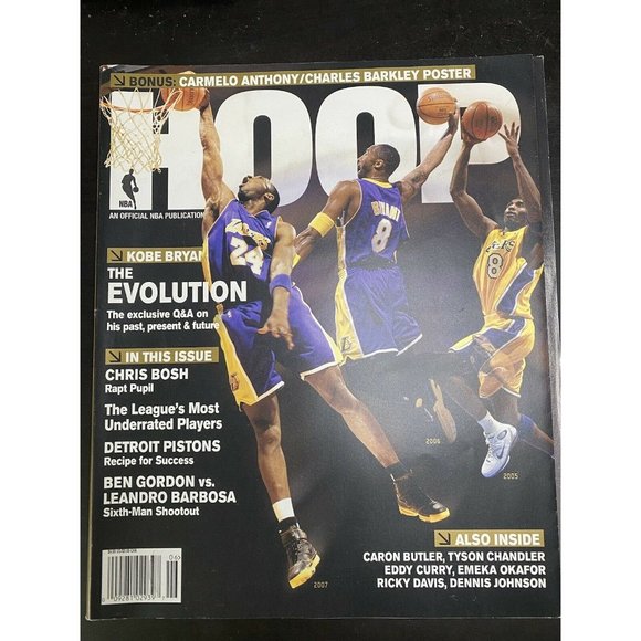 Other | Hoop Magazine Kobe Bryant Cover 1 Page Spread Lakers | Poshmark